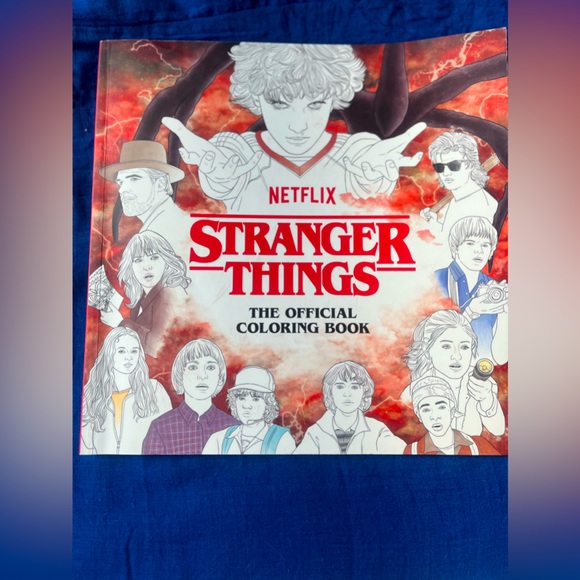 Netflix | Other | Netflix Stranger Things Coloring Book 8 Pages Of ...